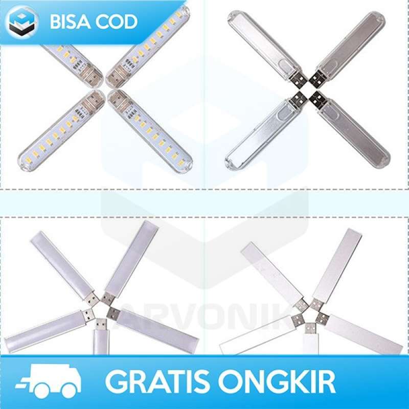 Jual Lampu Led Strip Lampu Belajar Usb Portabel Cool White 6000k 12watt ...