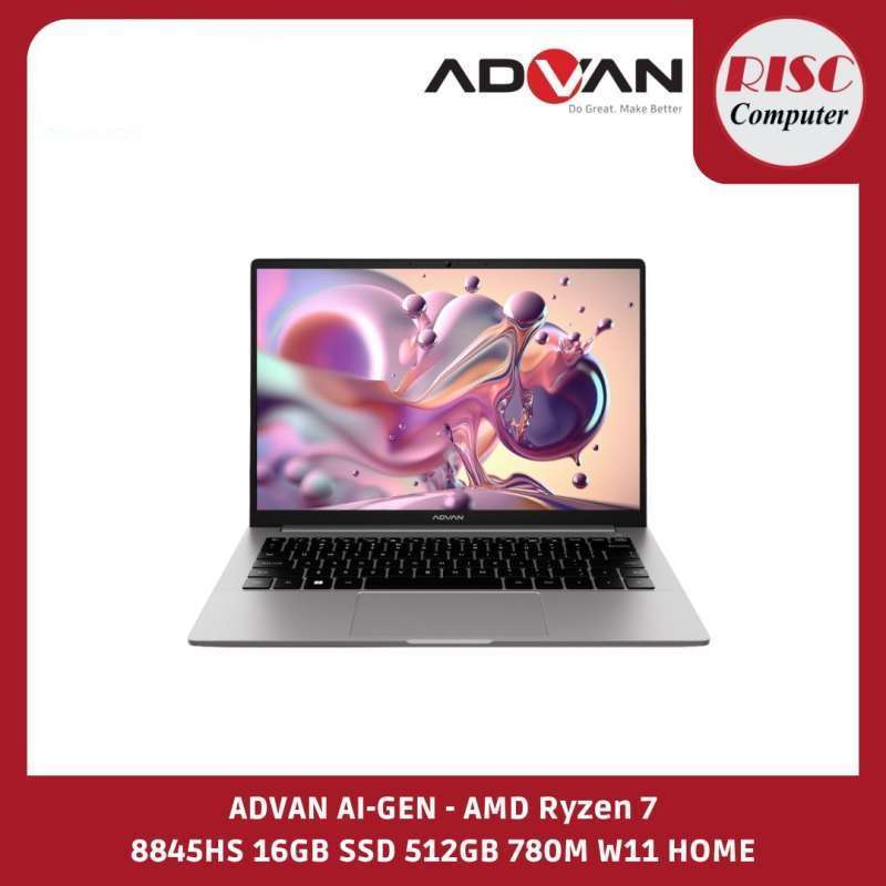 Jual Advan Ai-gen - Amd Ryzen 7 8845hs 16gb Ssd 512gb 780m W11 Di Seller Risc Computer Official ...