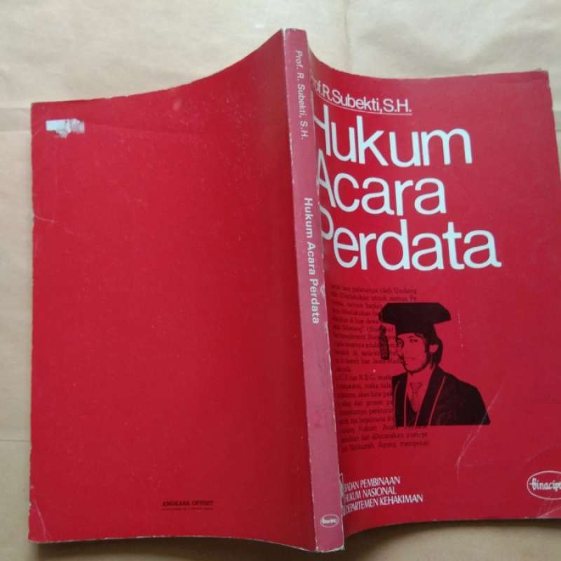 Jual Buku Ori Hukum Acara Perdata Oleh Prof. R. Subekti Di Seller ...