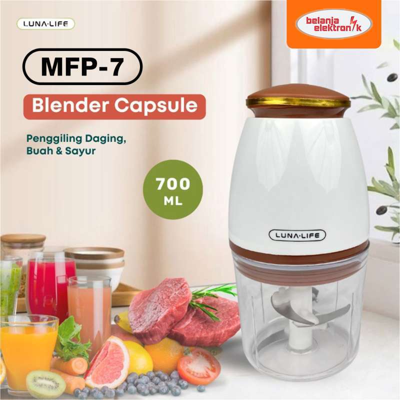 Jual Luna Life Blender Capsule Chopper Mini Buah Daging Dan Sayur 700ml ...
