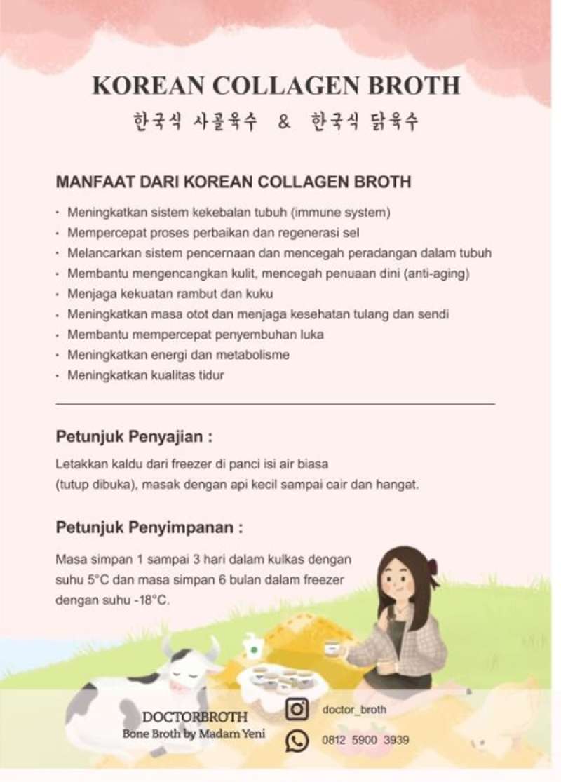 Jual Doctorbroth X Michimomo - Korean Collagen Broth - Beef Di Seller ...