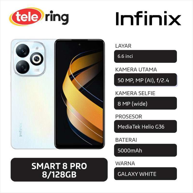 Jual Infinix Smart 8 Cirebon Spesifikasi Original, Murah & Diskon Harga Juni 2024 | Blibli
