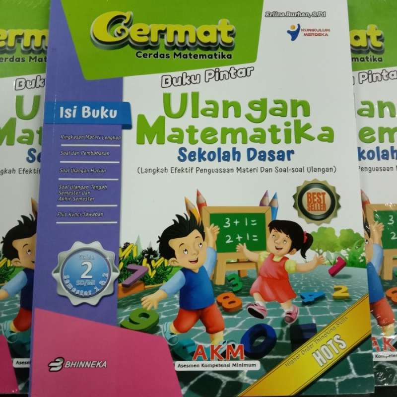 Jual Buku Soal Latihan Matematika Sd Kelas 2 - Nilai 100 Ulangan Harian ...