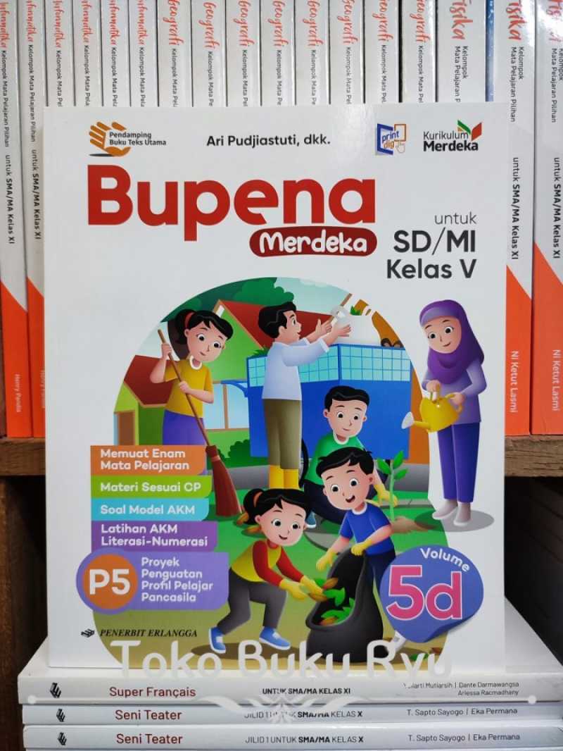 Jual Buku Bupena Medeka Volume 5d Kelas 5 Sd/mi Kurikulum Merdeka ...