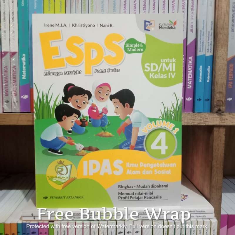 Jual Buku Esps Ipas Kelas 4 Sd Volume 1 Kurikulum Merdeka 2021 Erlangga Di Seller Noelle ...