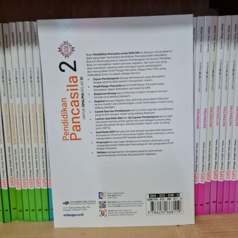 Jual Buku Pendidikan Pancasila Kelas Xi 11 Sma Kurikulum Merdeka Erlangga Di Seller Sangninja ...