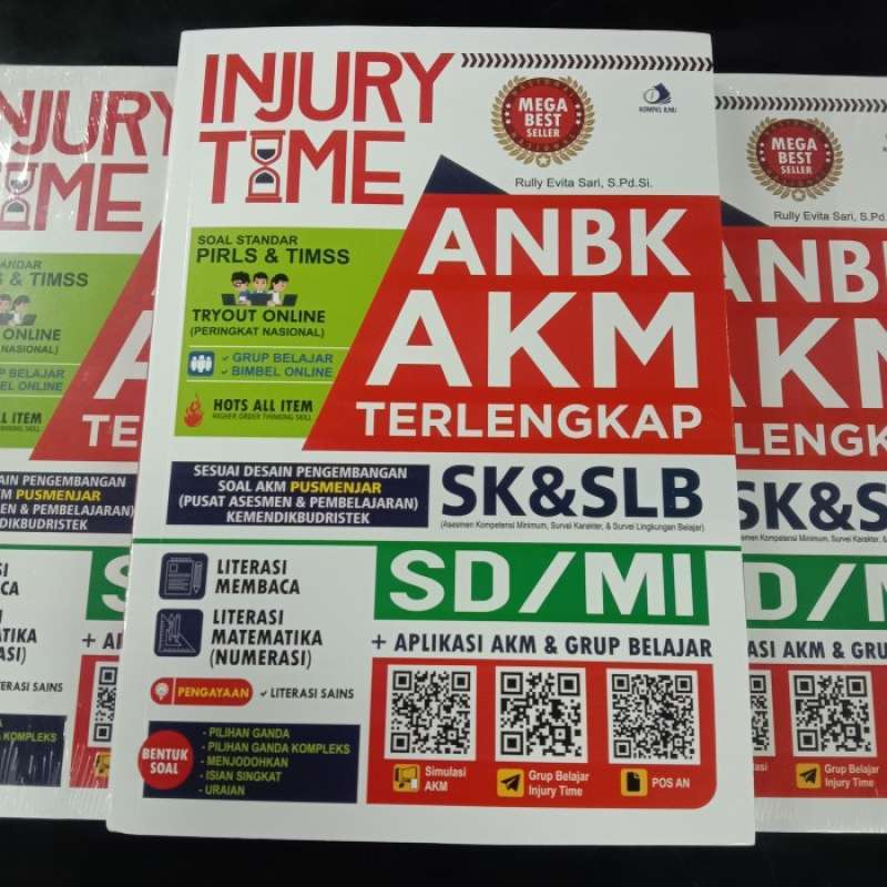 Jual Buku Latihan Soal Ujian Sekolah Anbk Akm Kelas 6 Sd Injury Time 2024 Di Seller Noelle ...
