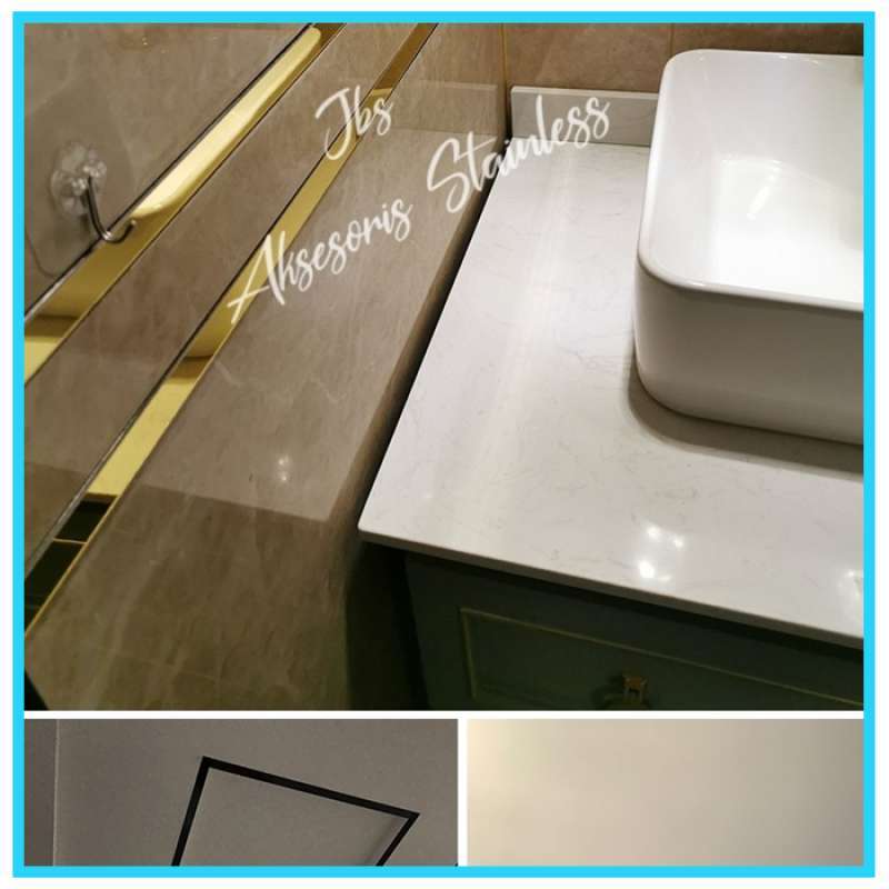 Promo List Plat Strip Mirror Gold Stainless Steel 201 30mmx305cmxt 0 ...