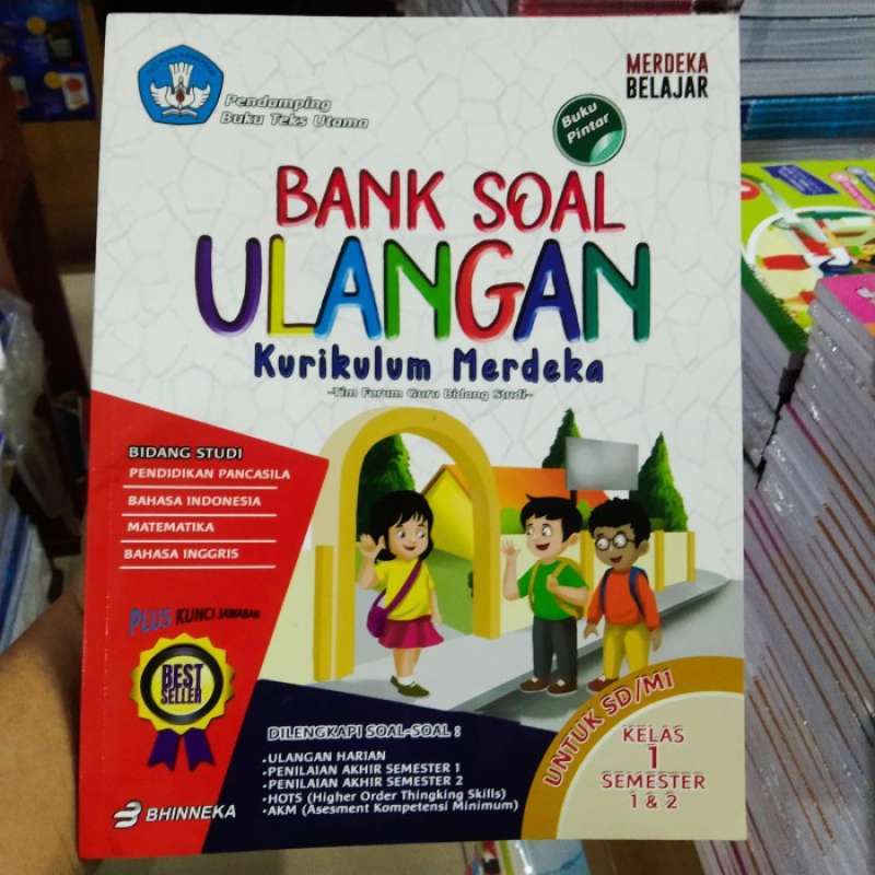 Jual Bank Soal Ulangan Sd Kelas 1 2 4 5 Kurikulum Merdeka +kunci ...