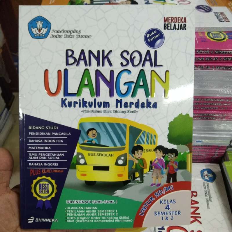 Jual Bank Soal Ulangan Sd Kelas 1 2 4 5 Kurikulum Merdeka +kunci ...