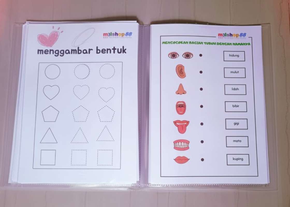 Jual Worksheet Buku Edukasi Anak 2-3 Tahun Di Seller Noelle ...