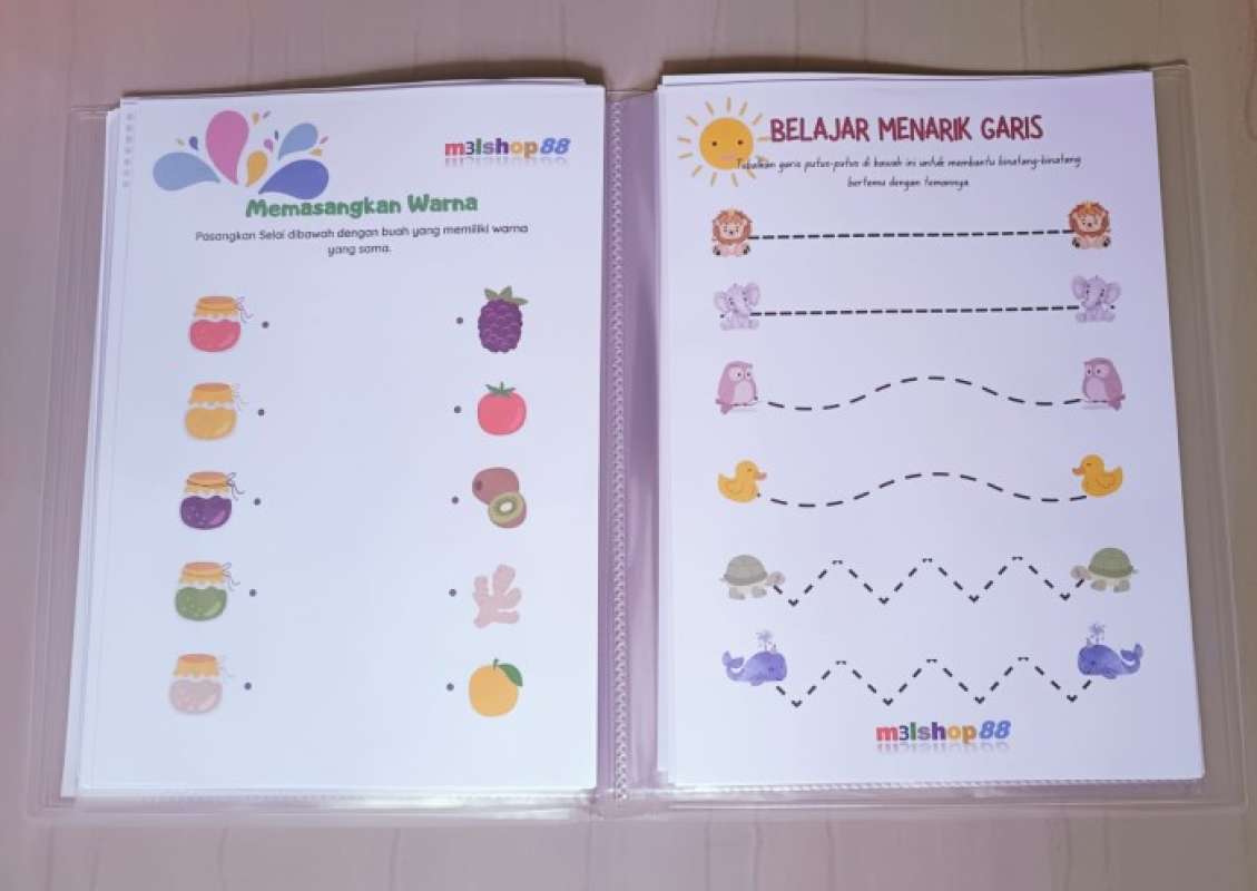 Jual Worksheet Buku Edukasi Anak 2-3 Tahun Di Seller Noelle ...