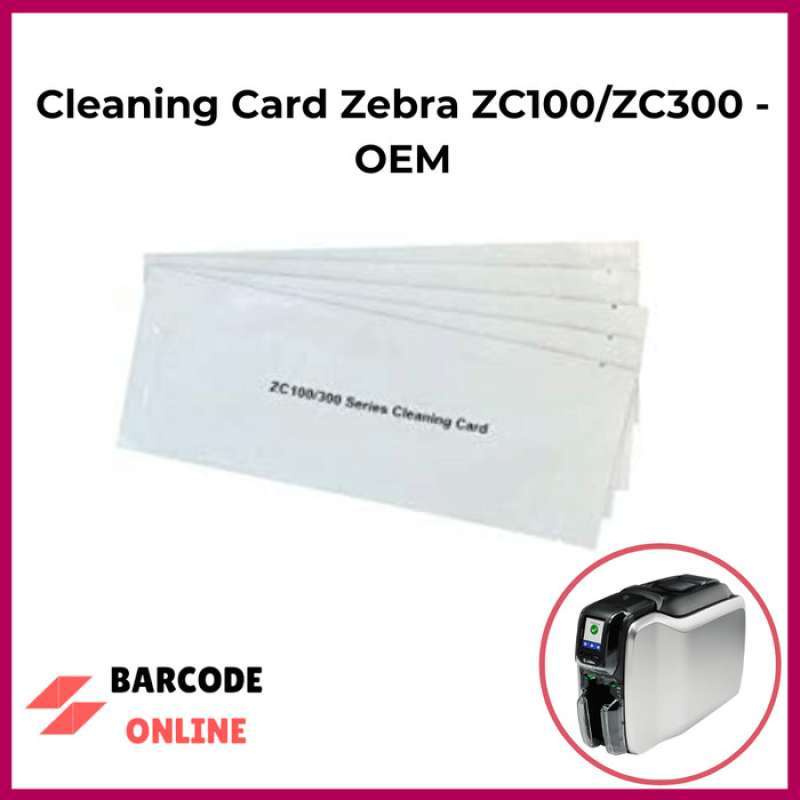 Promo Cleaning Kit Zebra Zc100/zc300 (105999-311) - Oem Diskon 23% Di ...