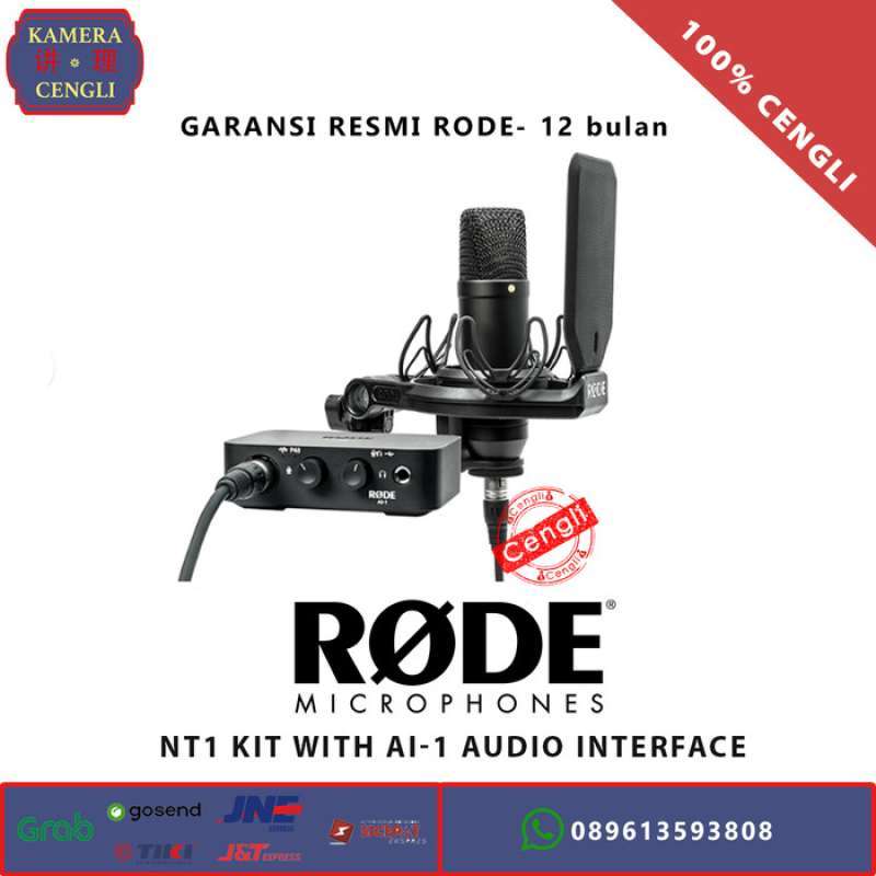 Promo Rode Nt1 Kit With Ai-1 Audio Interface Nt1 Microphone Original ...