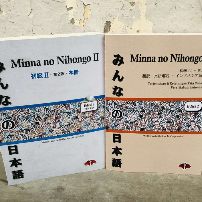 Jual Minna No Nihongo 2 Jepang + Terjemah (2 Buku) Di Seller Sangninja ...