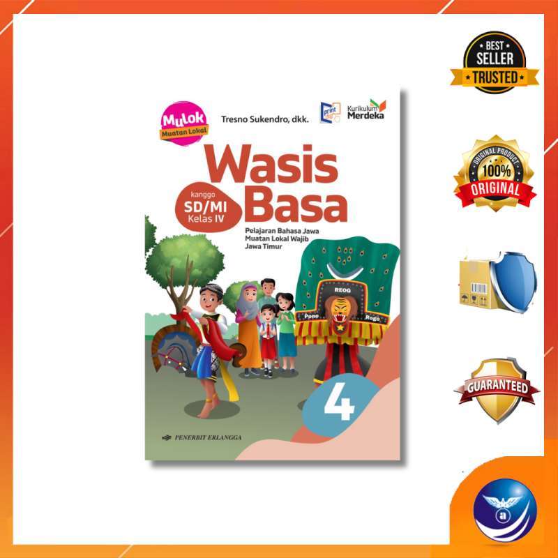 Jual Buku Pelajaran Wasis Basa (mulok Jawa Timur) Sd/mi Jilid 1,2,4,5 Kurikulum Merdeka Di ...