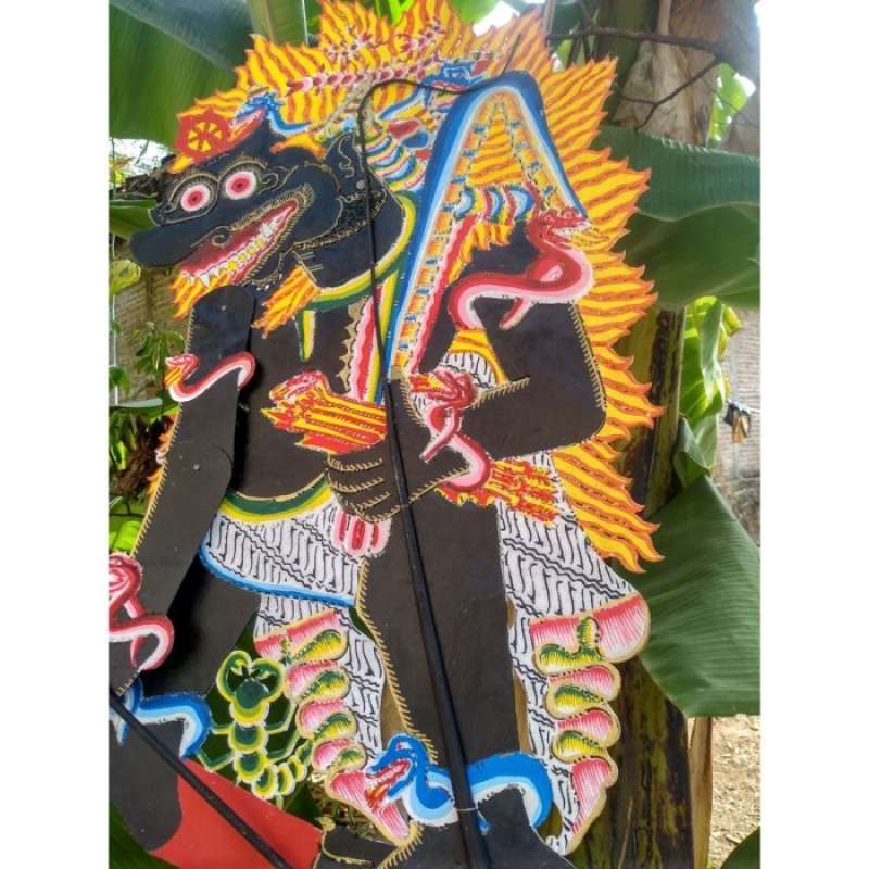 Jual Wayang Kulit Sapi Asli Buto Triwikromo/buto Raton Ukuran Standar ...