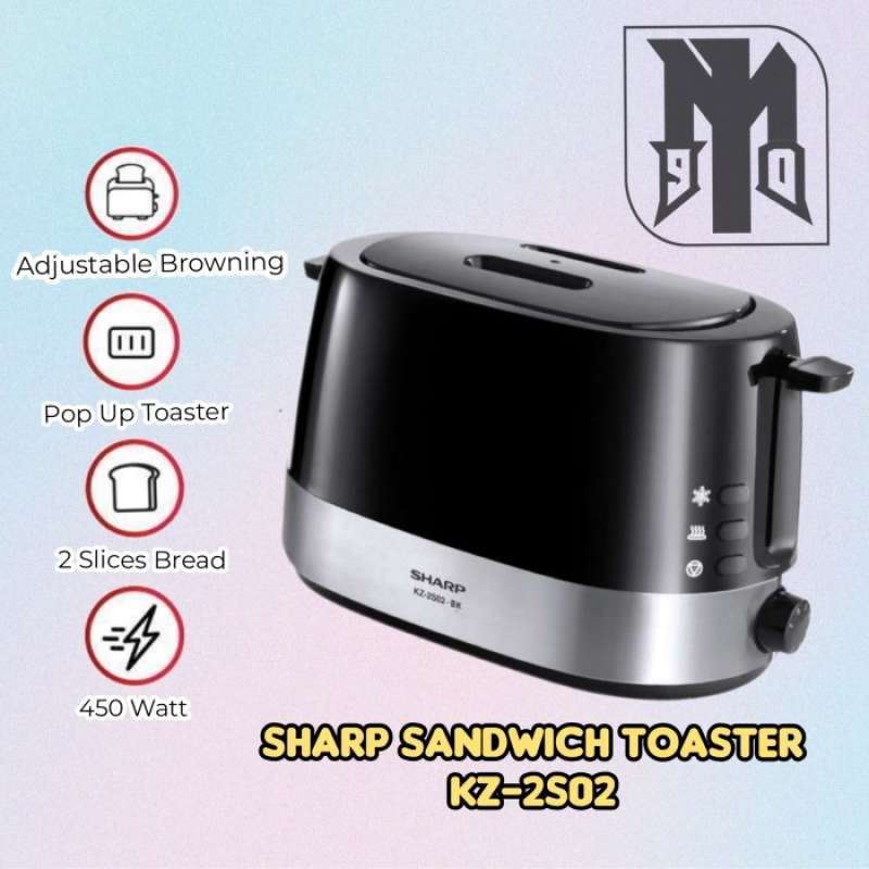 Promo Sharp Sandwich Toaster Kz-2s02 Pop Up Sandwich Toaster Diskon 21% ...