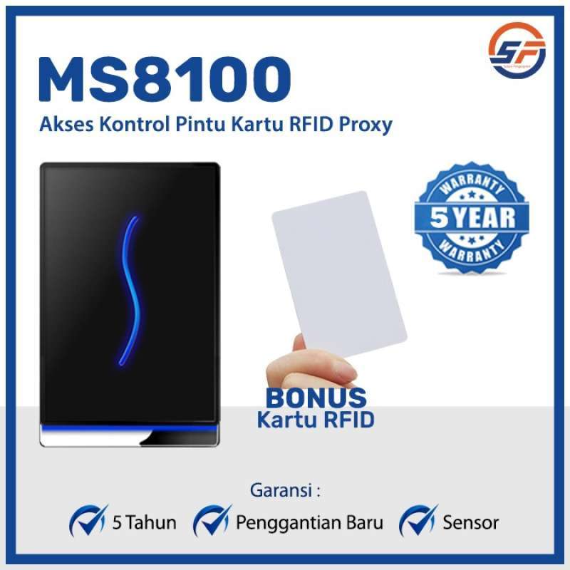 Promo Magic Ms8100 Mesin Absensi Kartu Rfid Proxy 125 Khz Access Door ...