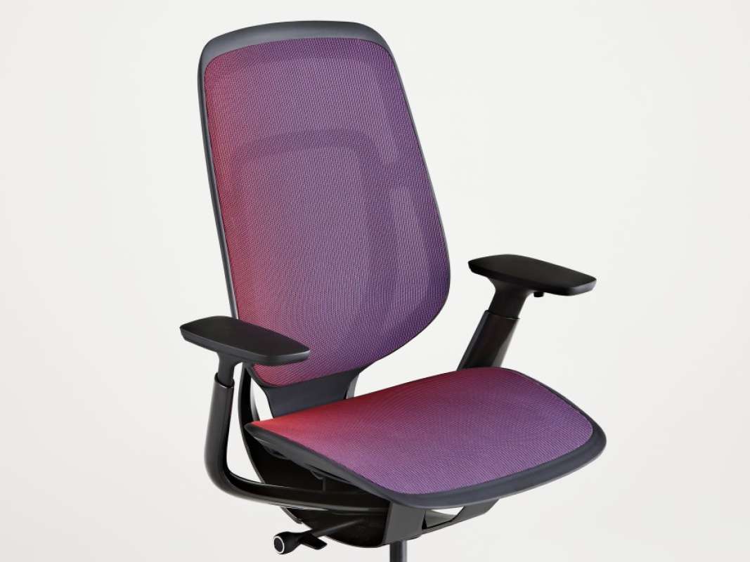 Promo Steelcase Karman Chair Merle Red Blue - Kursi Kerja Ergonomis ...