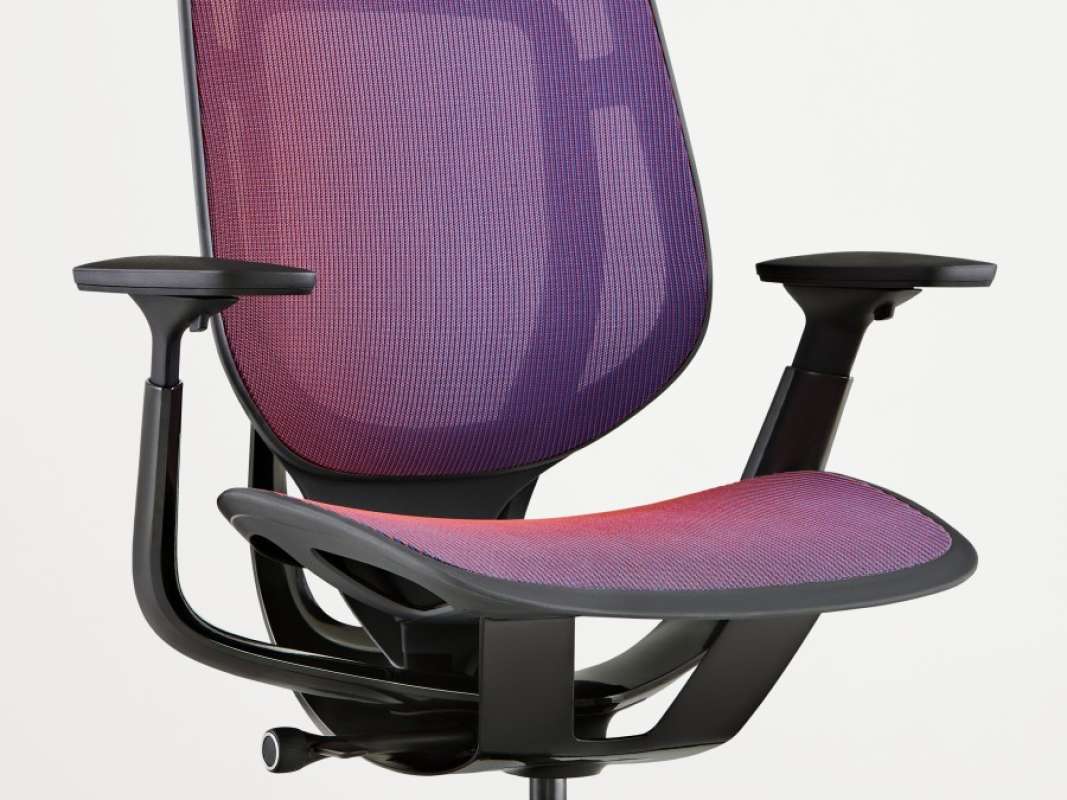 Promo Steelcase Karman Chair Merle Red Blue - Kursi Kerja Ergonomis ...