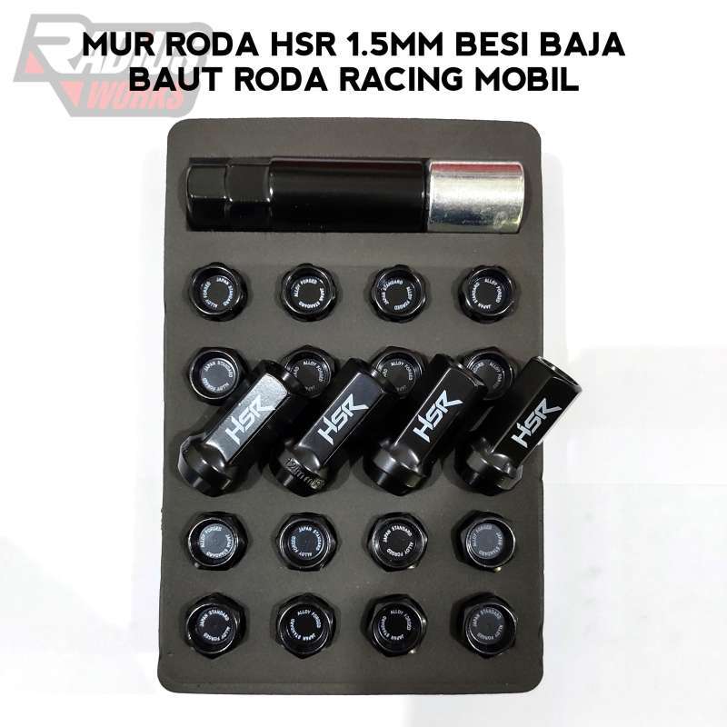 Jual Dura Nut Mur Baut Roda Variasi Velg Racing Mobil Murah Hsr 1,5mm ...