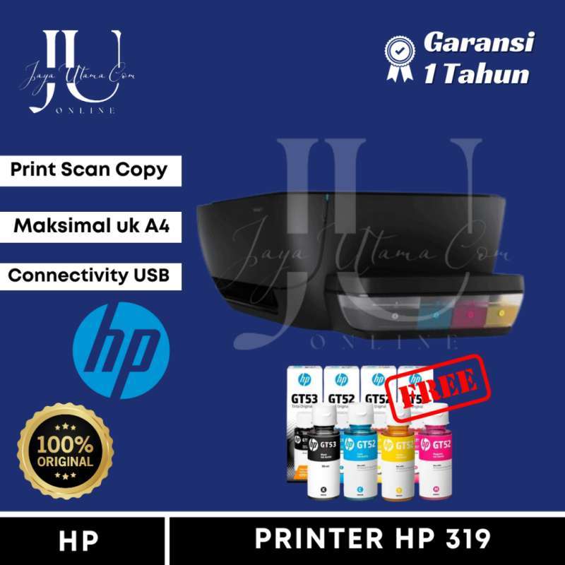 Jual Printer Hp Ink Tank 319 All-in-one Printer Print Scan Copy Original Di Seller Jaya Utama ...