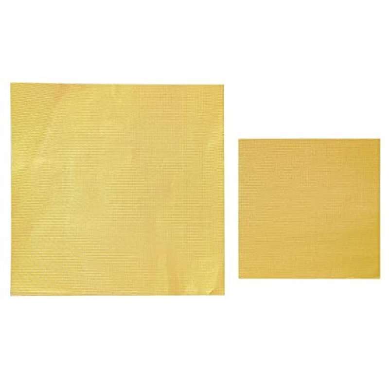Jual 400 Sheets Square Aluminum Foil Candy Wrappers Gold Di Seller Shin ...