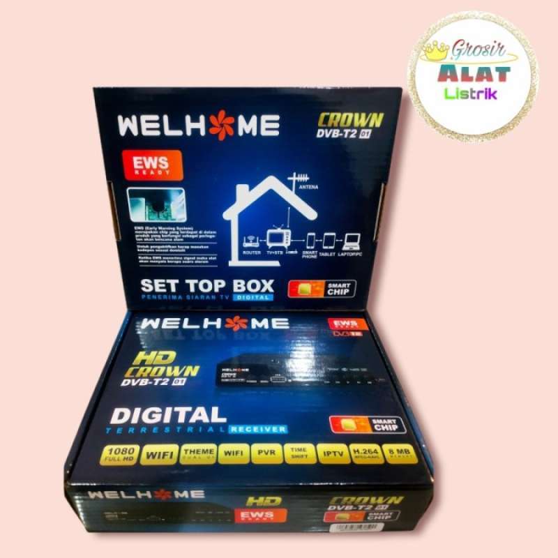 Promo Set Top Box Stb Dvb T2 Welhome Digital Terrestrial Receiver Diskon 29% Di Seller Kaniarts ...