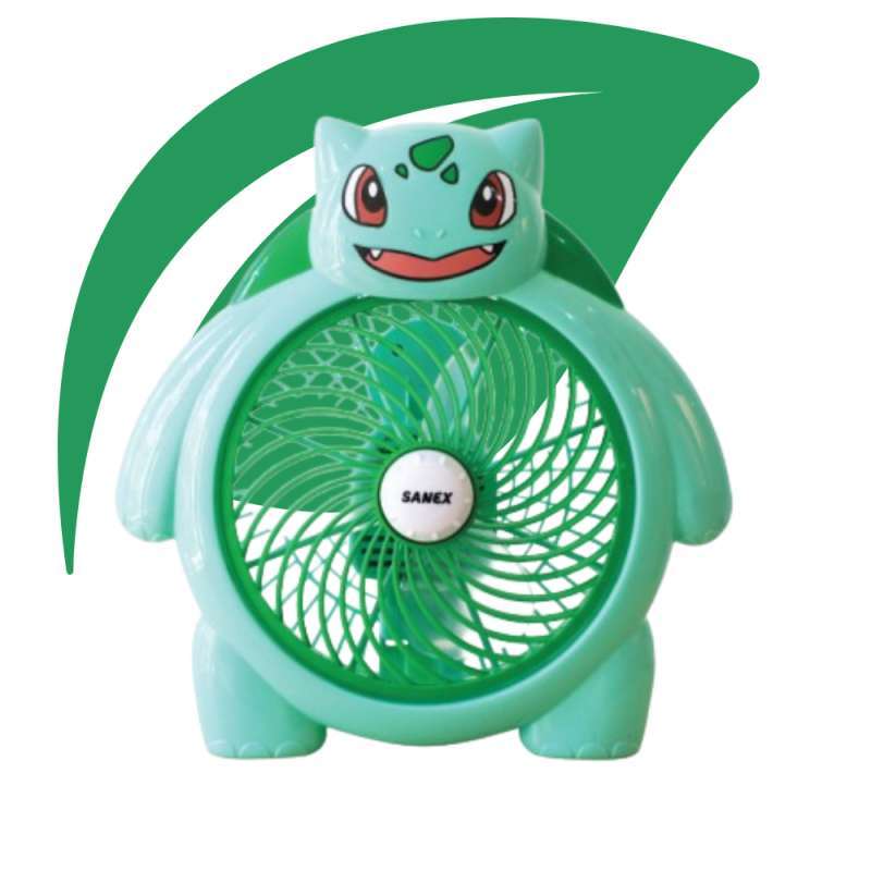 Jual Sanex Kk811g Kk-811-g Kipas Angin Meja Desk Fan Bulbasaur Pokemon ...