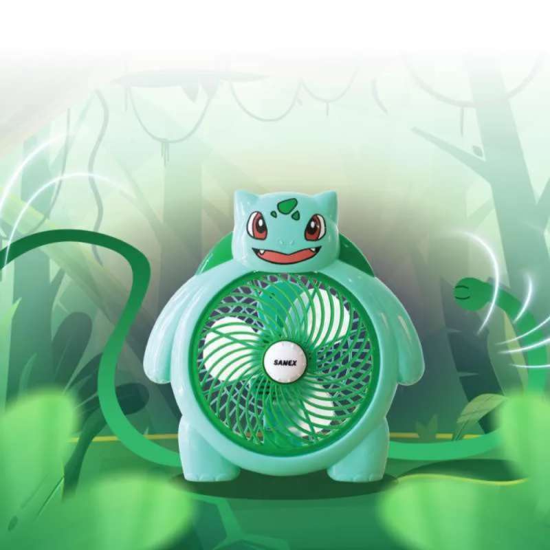 Jual Sanex Kk811g Kk-811-g Kipas Angin Meja Desk Fan Bulbasaur Pokemon ...