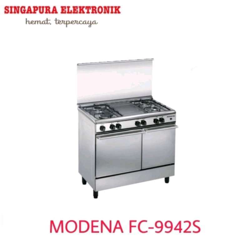 Kompor Gas Modena Fc 79401 Jual Big Burner + Cap Kompor Standing