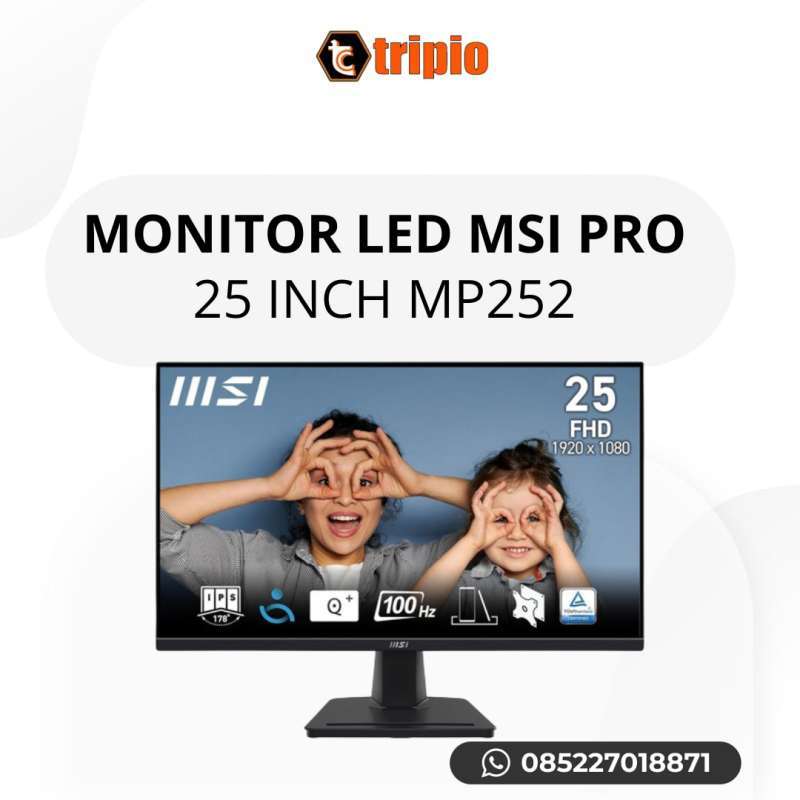 Jual Monitor Led Msi Pro 25 Inch Mp252 Hdmi + Dp Di Seller Tripio ...