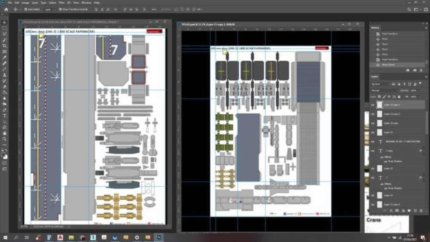 Promo Papercraft Uss Iwo Jima (lhd-7) 1:800 Diskon 50% Di Seller ...