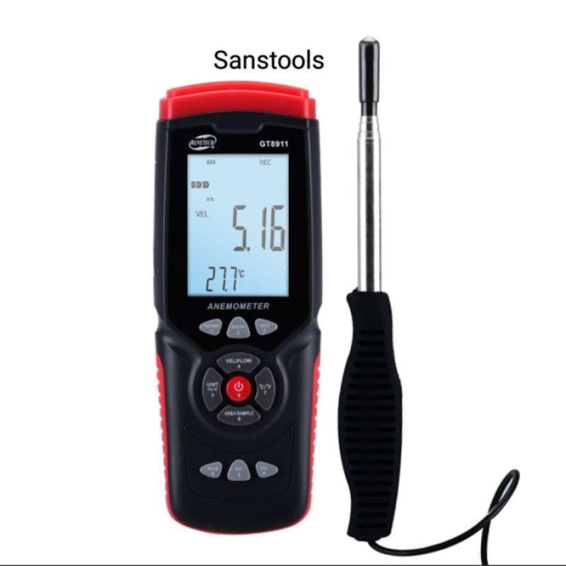 Promo Benetech Gt8911 Hot Wire Anemometer Gt-8911 Wind Speed Meter ...