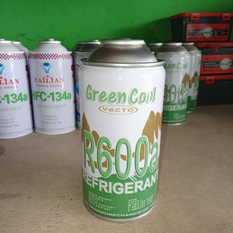 Jual Freon R600a Entalpia | Freon R600a Green Cool Can Tap 339 | Freon R600 Di Seller Jete Store ...