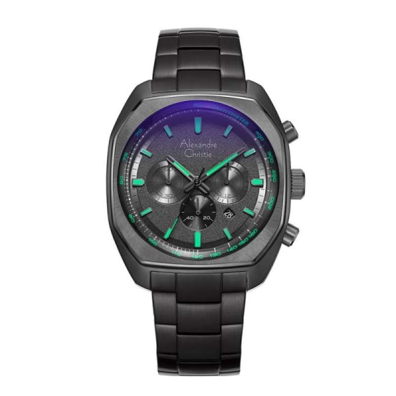 Jual Jam Tangan Alexandre Christie Chronograph Pria 100% Original Black ...