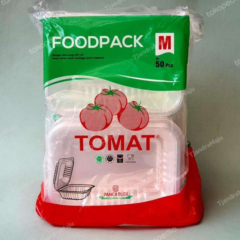 Jual Kotak Makanan/plastik Mika Makanan/foodpack/food Pack M-medium ...