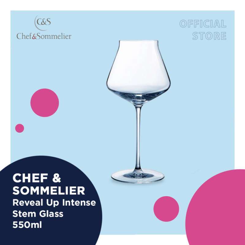 Promo Terbaik Gelase Chef & Sommelier Reveal Up Intense Stem Glass 550ml - 6pcs Diskon 5% Di ...