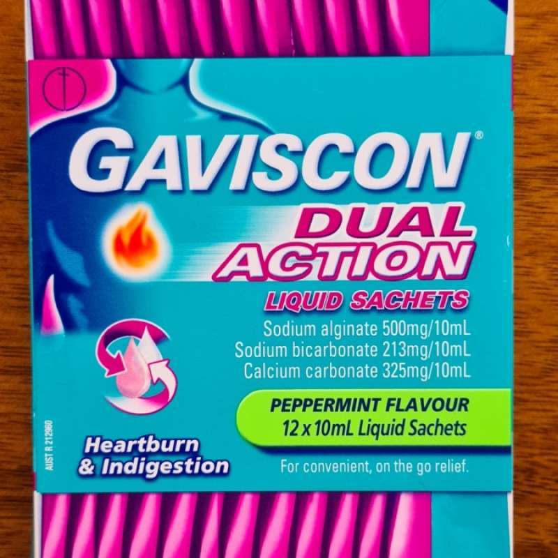 Promo Gaviscon Dual Action Liquid Sachet 12 Sachet X 10 Ml Diskon 33 Di Seller Virgo Storee