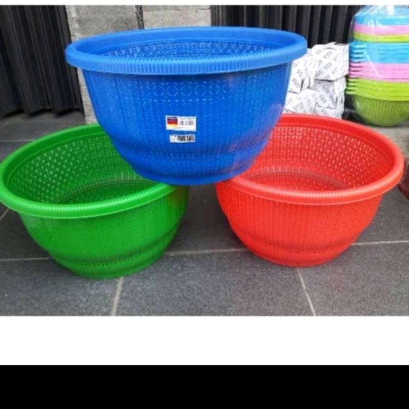 Jual Bakul Besar Nagata 340 L/bakul Nasi Besar Nagata/bakul Bulat Plastik Di Seller Doujin ...
