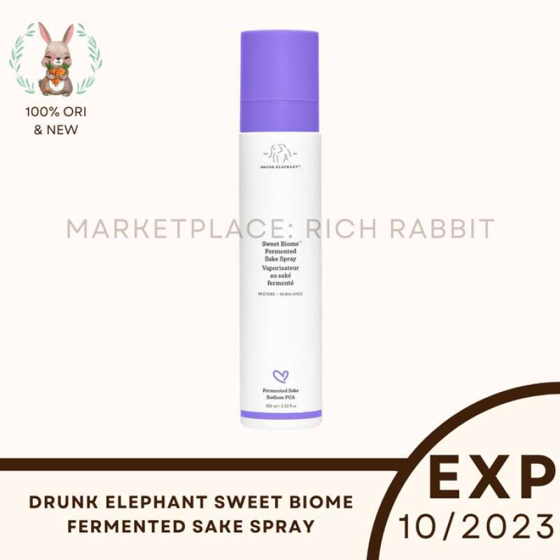 Promo Drunk Elephant Sweet Biome Fermented Sake Spray 100ml Diskon 33% ...