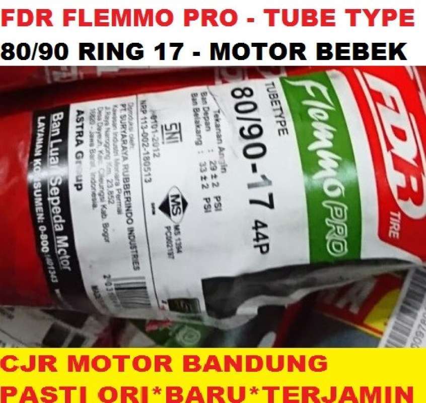 Promo Baru Ban Fdr Flemmo Pro 80/90 Ring 17 Ban Motor Bebek Revo Blade ...