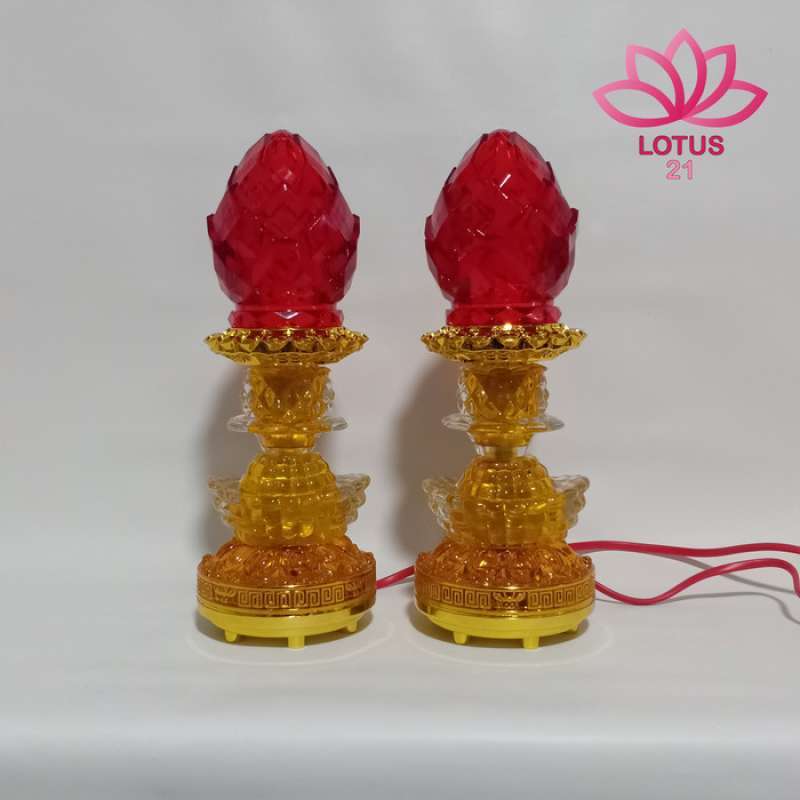 Promo Lampu Altar Papan Puja Sembahyang Led Yen Pao Sien Thou Kuning ...
