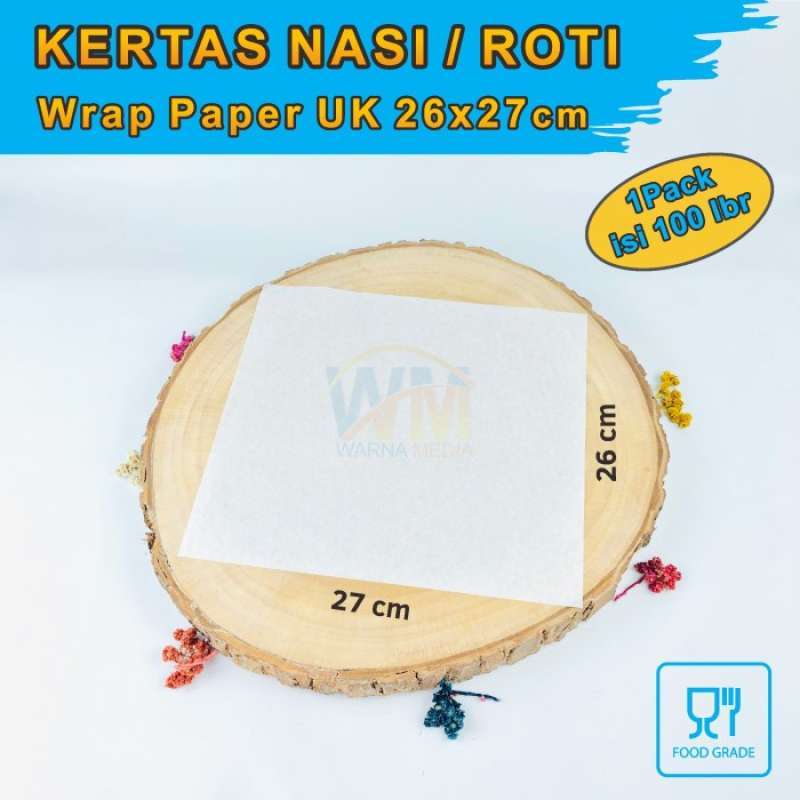Jual Wrap Paper Kertas Kfc Mcd / Kertas Nasi Anti Lengket / Pembungkus ...