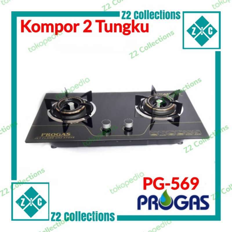 Jual Progas Pg-569 Kompor Tanam Kaca 2 Tungku Api Gas Kembar Di Seller ...