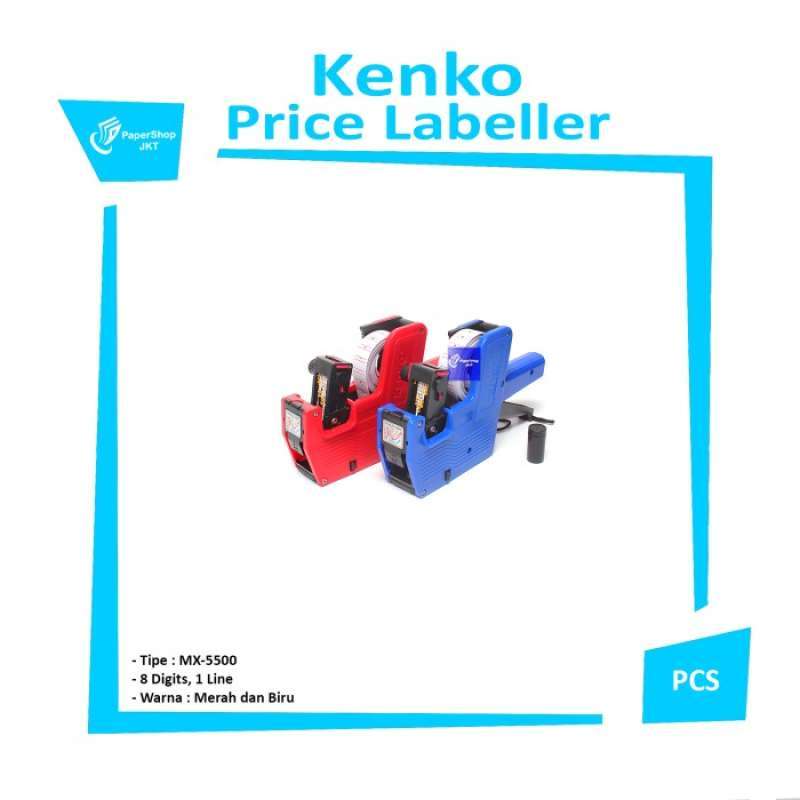 Jual Kenko - Alat Label Harga Price Labeller Mx-5500 (8 Digits 1 Line ...
