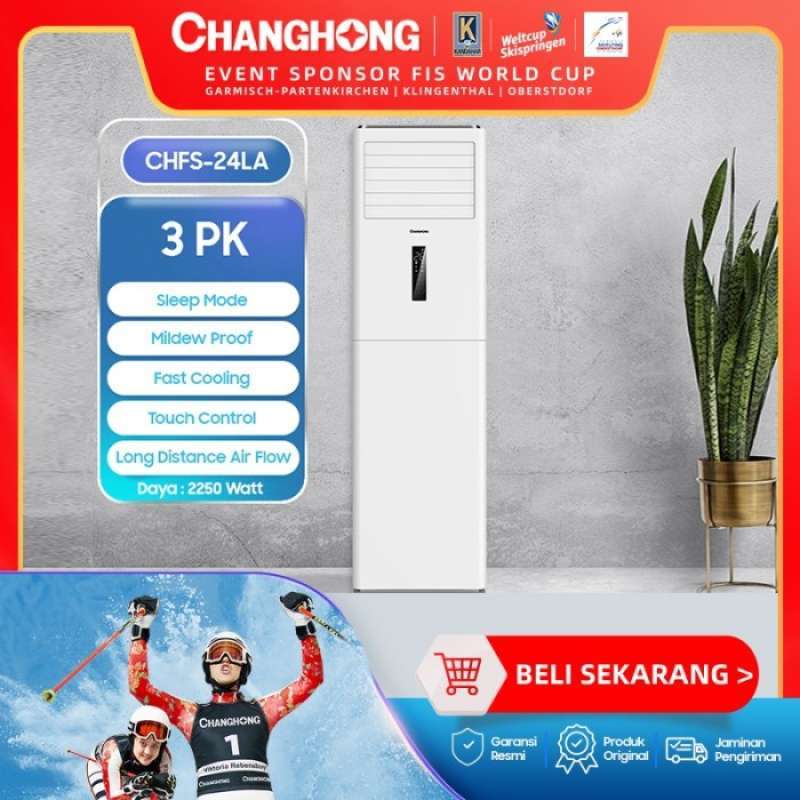Jual Changhong Ac Split Follow Standing Cabinet Machine 3pk - Chfs-24la Di Seller Shin Store ...