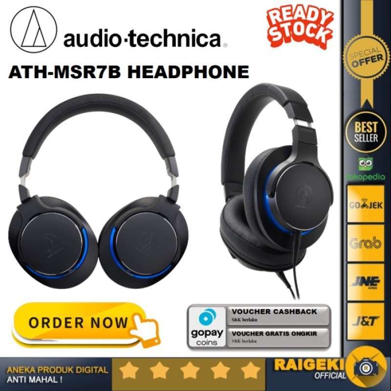 Jual Audio-technica Ath-msr7b Over-ear High-resolution Headphone Di Seller Indah Purnama Tech ...