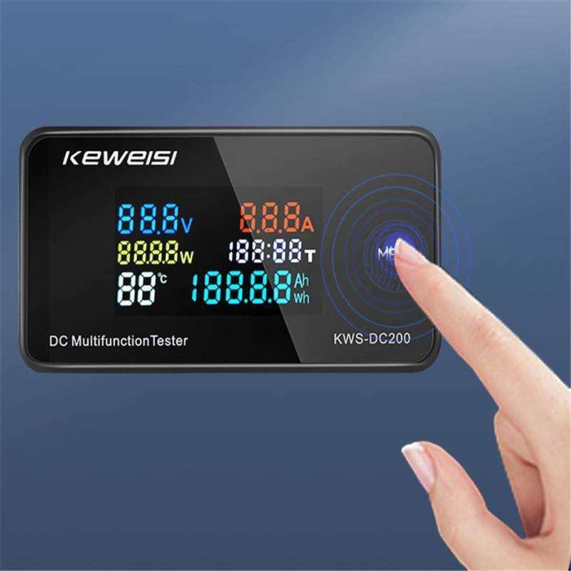 Promo Keweisi Voltmeter Digital Display Color Screen 200v 100a Kws ...